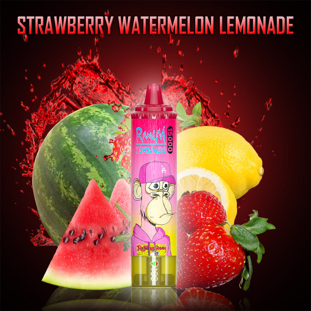 RandM Tornado 15000: Strawberry Lemonade – RandM Tornado Vapes RandM Tornado 15000: Strawberry Lemonade – RandM Tornado Vapes