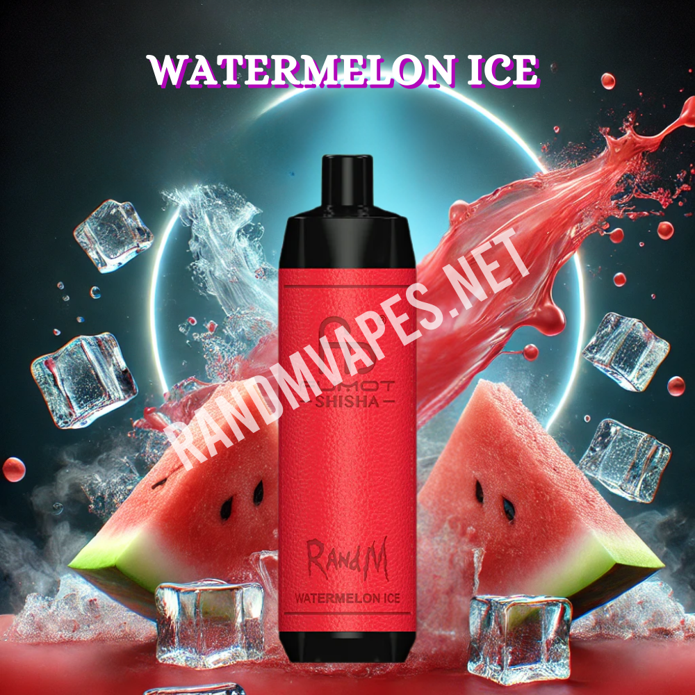 RandM Shisha 10000 Watermelon Ice 🍉🧊 – RandM Tornado Vapes