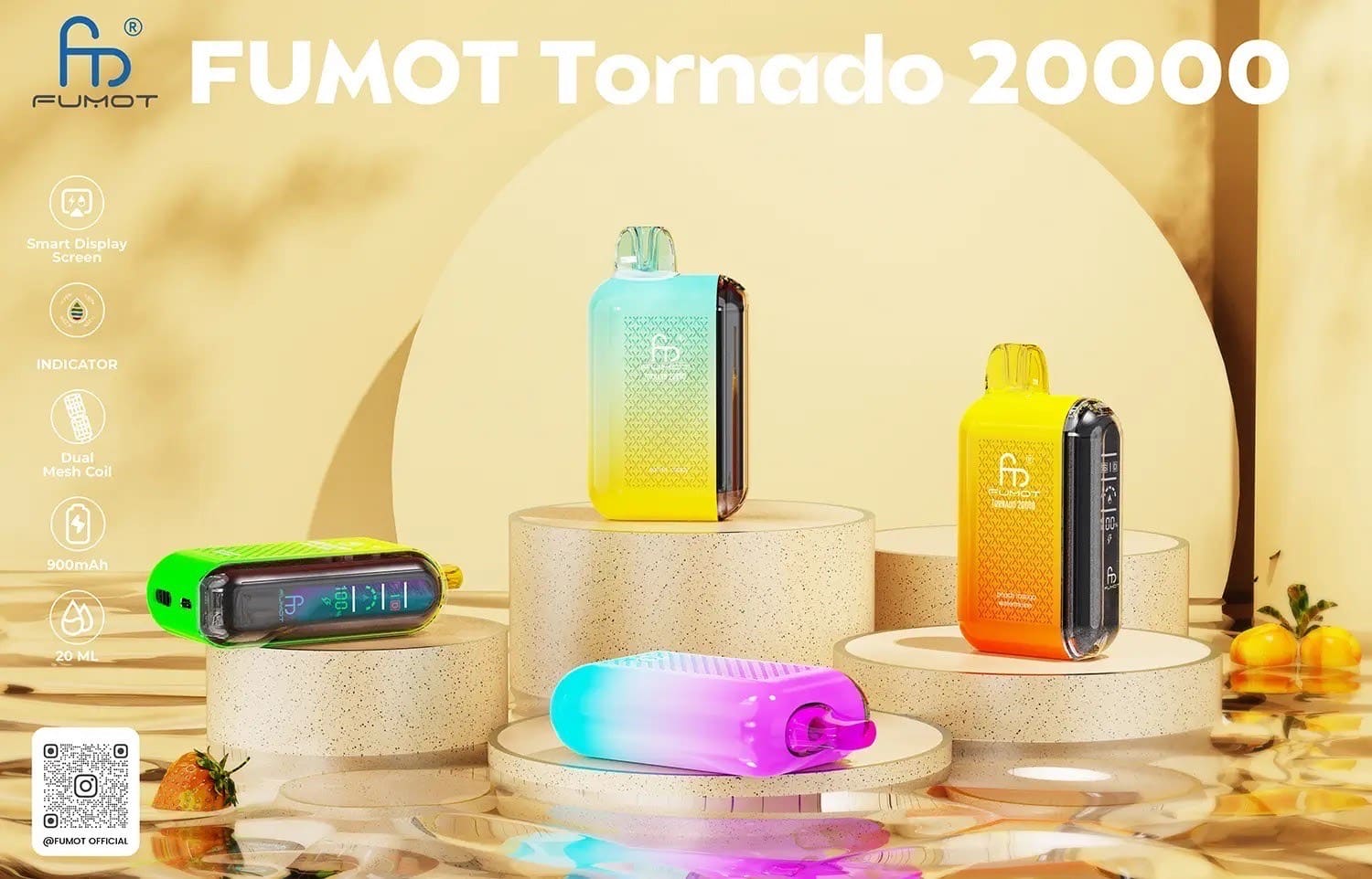RandM Tornado 20000 Cool Mint bei uns erhältlich! – RandM Tornado Vapes