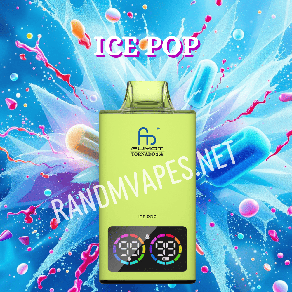 RandM Tornado Vape 35000 Ice Pop bei uns erhältlich – RandM Tornado Vapes