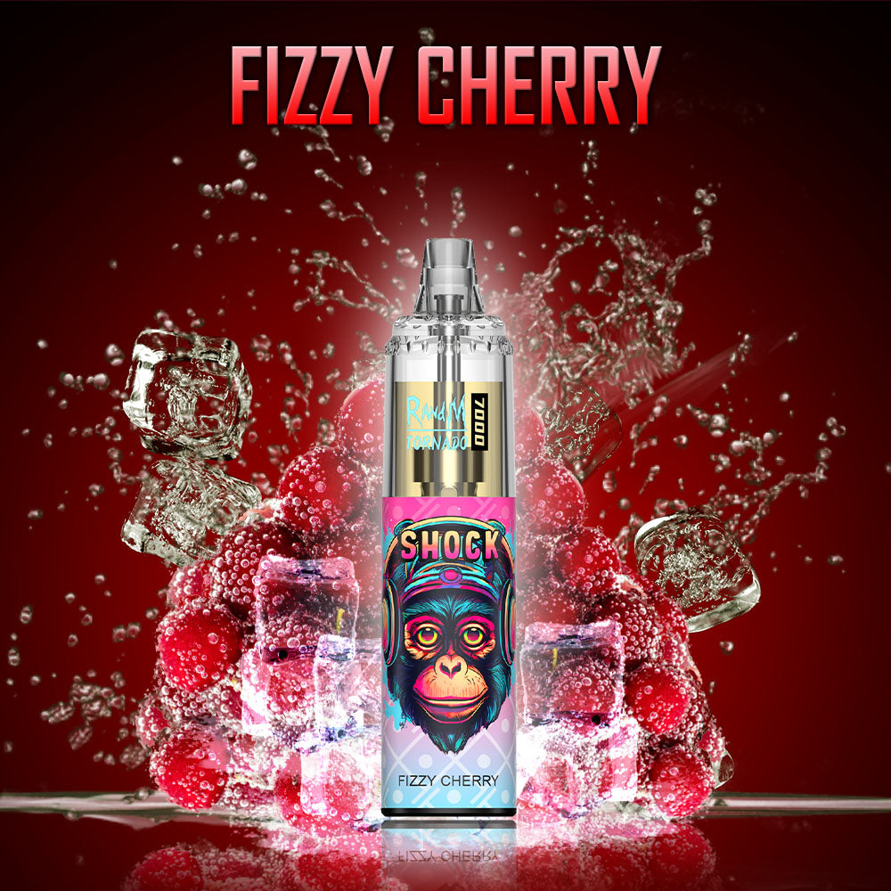 RandM Tornado 7000 Fizzy Cherry 🍒🍒 – RandM Tornado Vapes