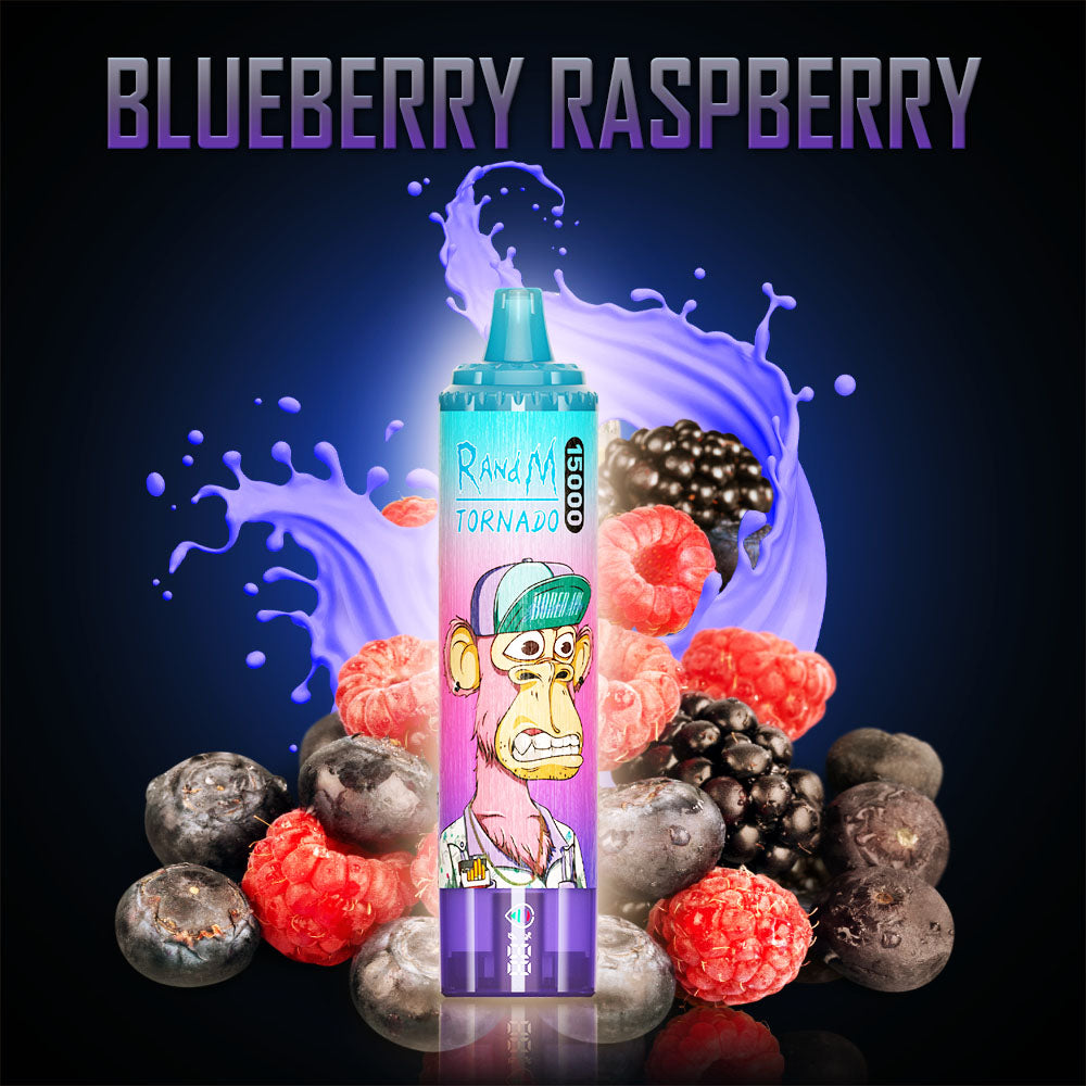 RandM Tornado 15000: New Bluesour Raspberry – RandM Tornado Vapes