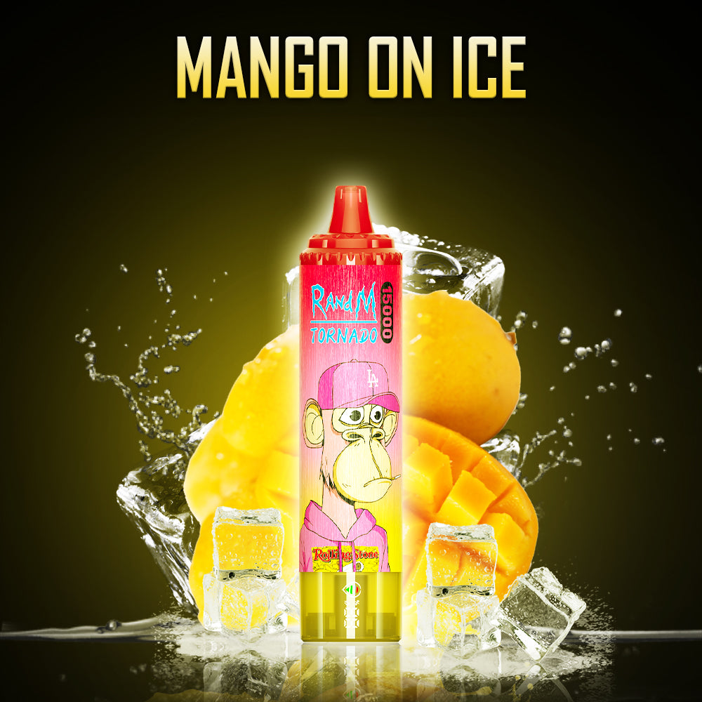 RandM Tornado 15000 Züge - Mango On Ice – RandM Tornado Vapes