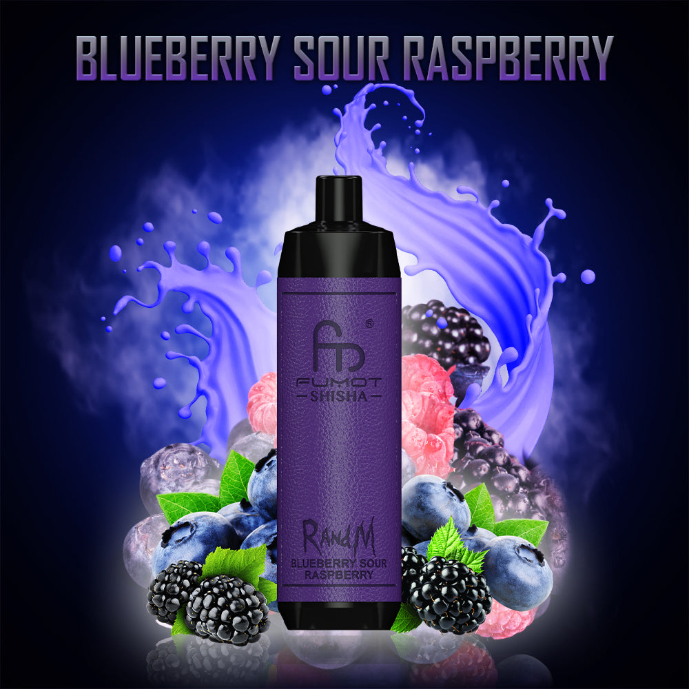 RandM Shisha 10000 Blueberry Sour Raspberry 🫐🫐 – RandM Tornado Vapes