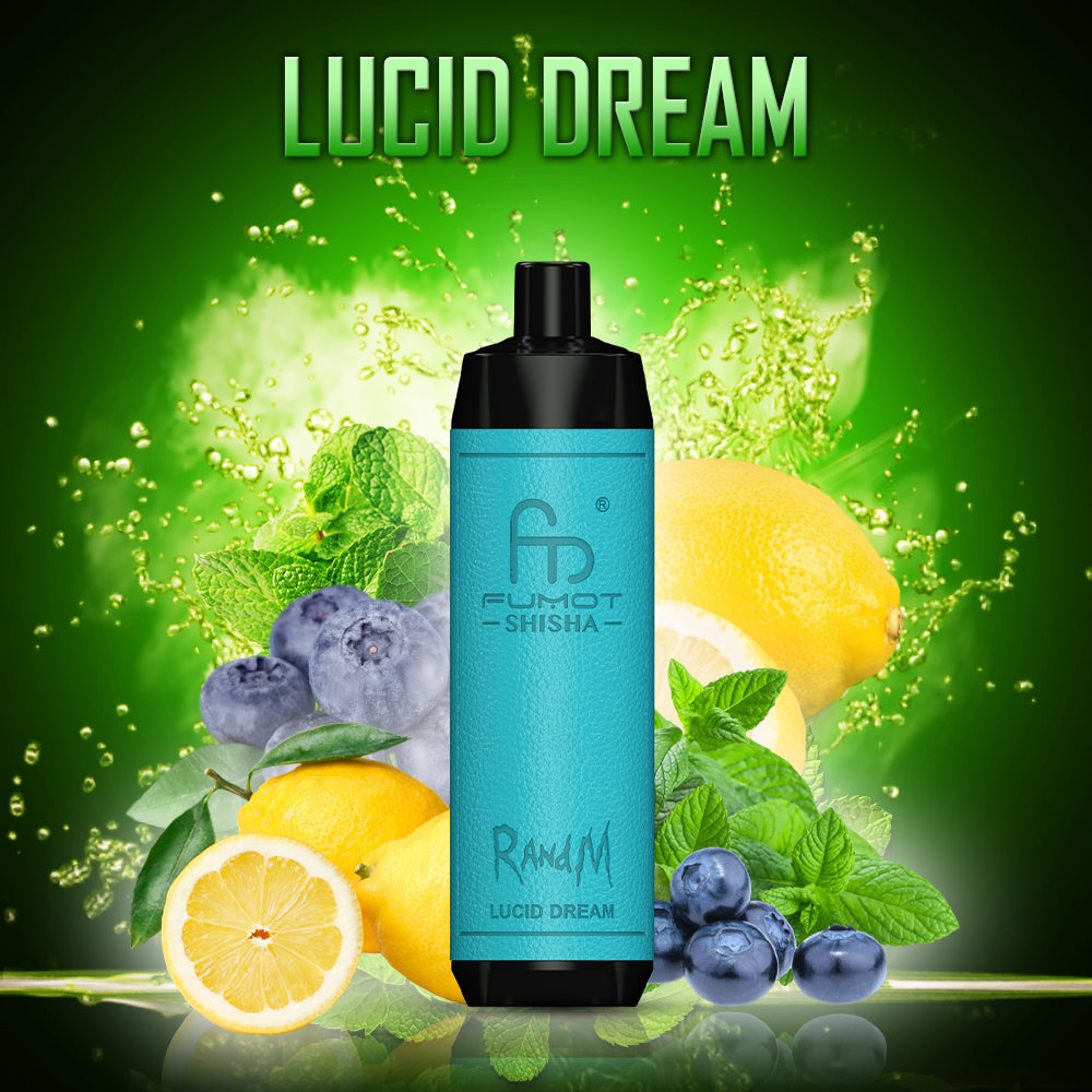 RandM Shisha 10000 Lucid Dream 🍋🫐 – RandM Tornado Vapes