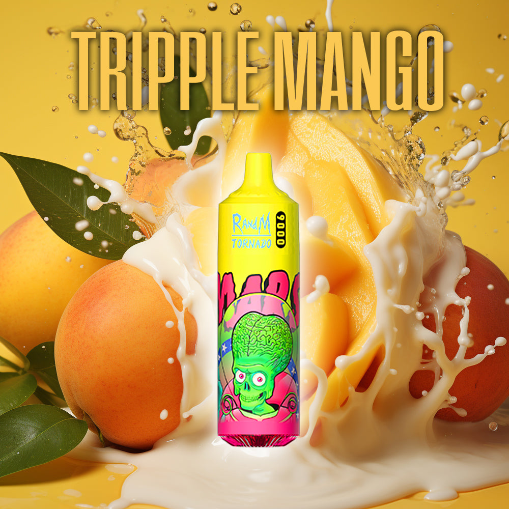 RandM Tornado 9000 Tripple Mango – RandM Tornado Vapes